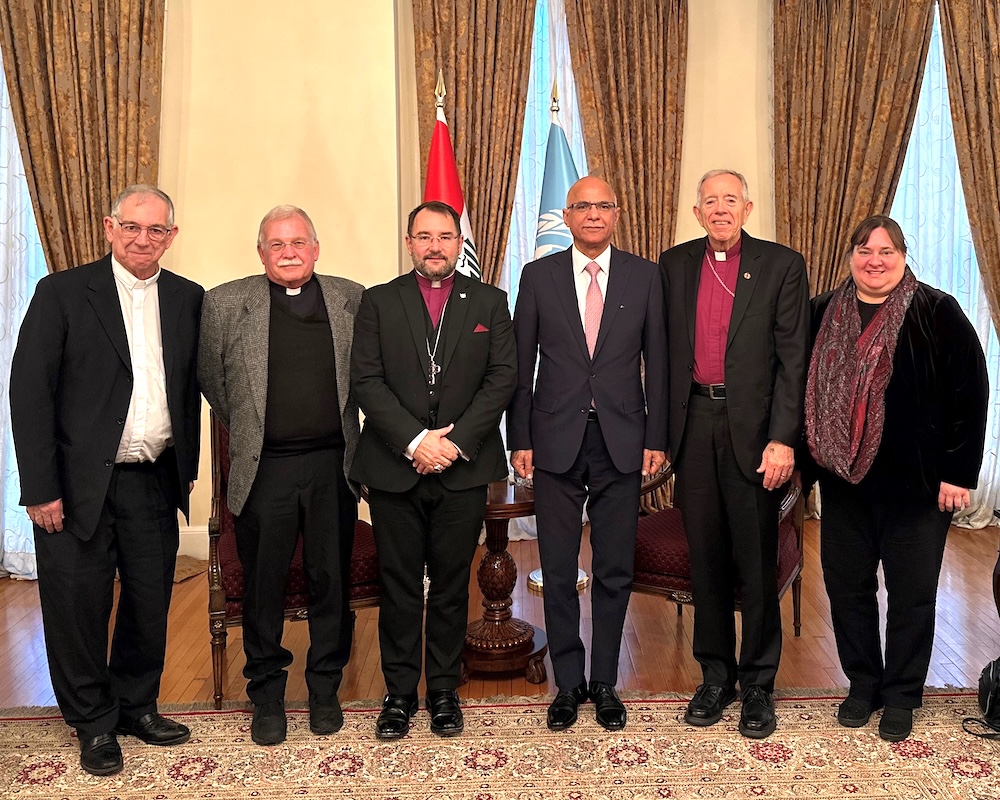Bishop Sean meets UN mission representatives – Diocese of Cyprus and ...